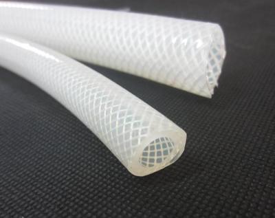 China FDA Food Grade High Pressure Braided Silicone Tubing -40°C to 200°C for Food Machine for sale