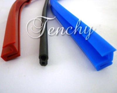 China Solid Silicone Rubber Seal Extrusion Profiles 0.5-120mm Size Range with -50°C to 200°C Heat Resistance for sale