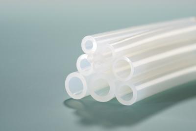 China High Elasticity Silicone Tubing -50℃ to +200℃ Temperature Range, 60-75A Durometer, FDA & LFGB Certified for sale