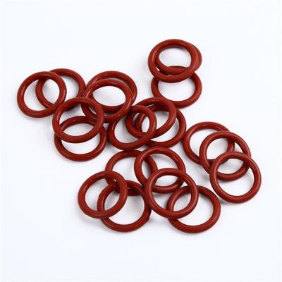 China High Temperature Silicone O-Rings 300°C Heat Resistant - Custom Sizes 30A-80A Hardness for Industrial Sealing for sale