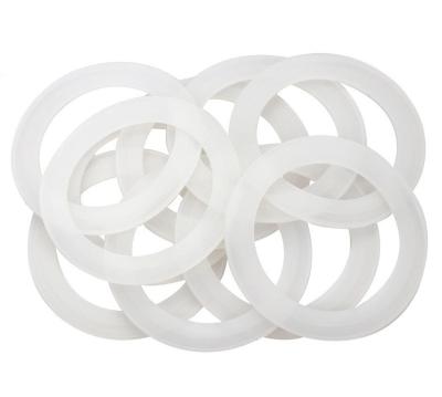 China Leak Proof Silicone Sealing Rings Gaskets 30-80 Shore A Hardness -60°C to 200°C Temperature Range for sale