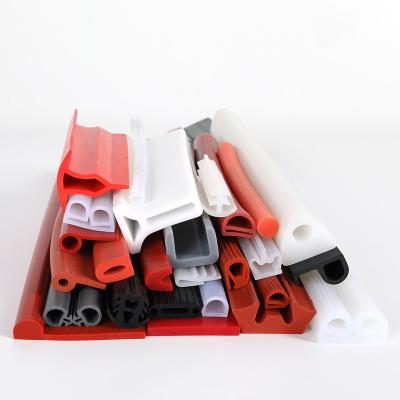 China Custom Silicone Profile Strips 40-80 Shore A Hardness -40°C to 200°C Temperature Range for Industrial Sealing for sale
