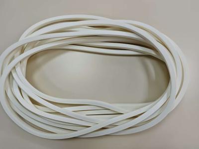 China Custom Silicone Foam Gasket Strips with Adhesive Backing - 30A Hardness, -40°C to 200°C Temperature Range for sale