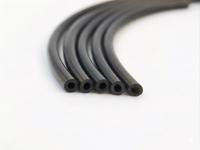China RoHS certificated Black Size-customized Platinum-cored Silicone Tubing for sale