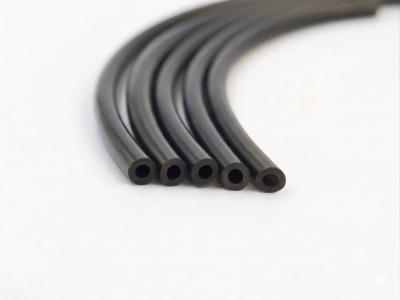 China RoHS certificated Black Size-customized Platinum-cored Silicone Tubing for sale