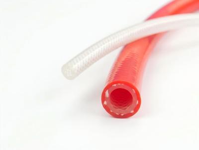 China Food Grade Polyester Braided Silicone Hose -40C to 180C 13.8 Bar Working Pressure for sale