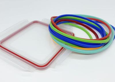 China Custom Food Grade Silicone Sealing Ring -40℃ to 204℃ Temperature Range 30-50N Tension for Airtight Containers for sale