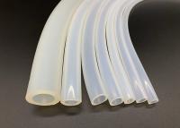China Platinum Cured Clear Silicone Rubber Tubing 40-80A Hardness with FDA LFGB ROHS Certification for Industrial Applications for sale