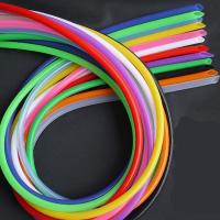 China Colored Soft Flexible Silicone Tubing 0.5-100mm OD Range with 40-80A Hardness, FDA LFGB ROHS Certified for sale