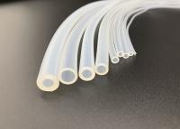 China Food Grade Flexible Silicone Tubing 40-80A Transparent Silicone Tube for sale