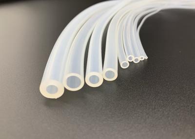 China Food Grade Flexible Silicone Tubing 40-80A Transparent Silicone Tube for sale