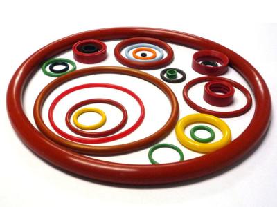 China Custom Silicone O Ring Rubber Gaskets -40℃ to 260℃ Temperature Range, 20-90 Shore A Hardness, FDA & LFGB Certified for sale