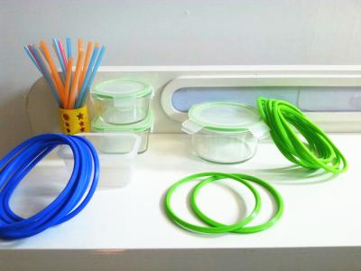 China Food Grade Silicone Sealing Ring -40℃ to 204℃ Temperature Range, FDA LFGB Certified for Airtight Containers for sale