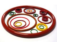China Silicone Rubber O-Rings and Flat Seals for Petroleum Machinery - Temperature Range -40°C to 260°C, 20-90 Shore A Hardness for sale