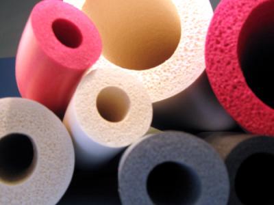 China Small Diameter Silicone Foam Tubes -40°C to 200°C Temperature Range, 10-30 psi Tensile Strength for sale