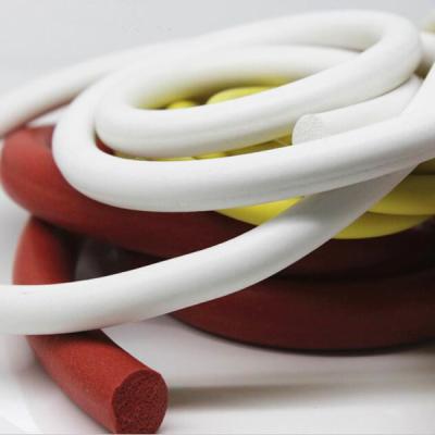 China Closed Cell Silicone Foam Strip Food Grade - Temperature Range -50℃ to 260℃, Density 0.3-0.95 g/cm³ for sale