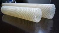 China High Purity Braided Silicone Tubing LFGB Approved -60°C to 220°C for Pressurized Fluid Transfer for sale