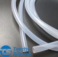 China 80A Hardness Food Grade Silicone Hose 0.5-100mm OD Range with FDA LFGB RoHS Certification for sale