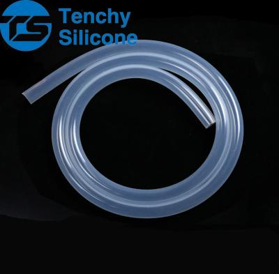 China Food Grade Silicone Tube 30A Hardness Drinking Machine Transparent Silicone Rubber Tubing OD 0.2mm-150mm for sale