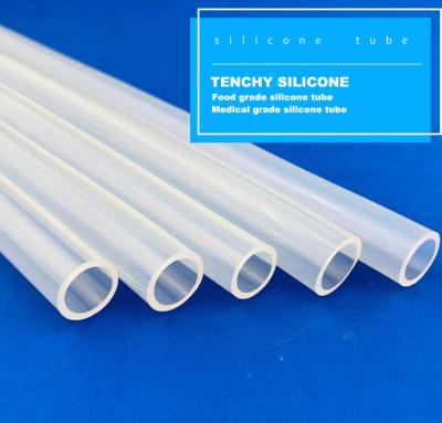 China Food Grade Silicone Tube 80A Hardness for Dairy Fluid Handling - Temperature Range -60℃ to 240℃ for sale