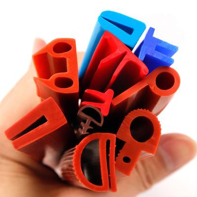 China Custom Waterproof Silicone Rubber Strip -60°C to 260°C Temperature Resistant Extruded Seal for Industrial Applications for sale