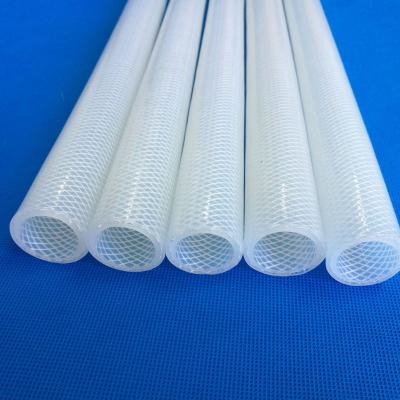 China FDA Food Contact Silicone Braided Hose ID 2mm Temperature Range -40°C to 200°C for sale