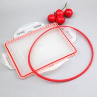 China Food Grade Silicone Sealing Rings -40℃ to 204℃ Temperature Range FDA LFGB Certified Airtight Container Gaskets for sale