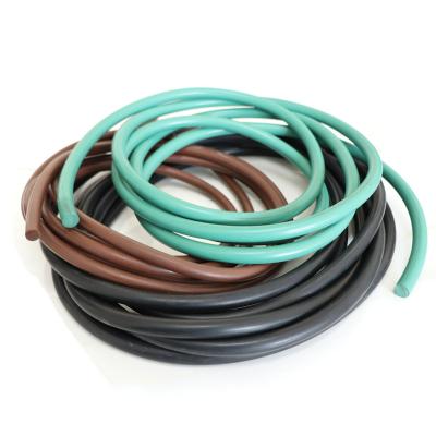China 2mm FKM Extruded Silicone Tube Profile with -20℃ to 250℃ Temperature Range and Corrosion Resistance for sale