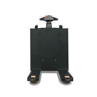China Compact Rider Pallet Truck Jack Machine Pedal Operated 1000kg for sale