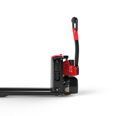 China Warehousing Ride On Walk Behind Pallet Lift Jack Truck For Logistics Distribution Centers for sale