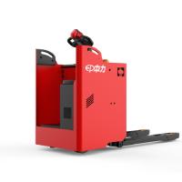 China Maintenance Free Electric Pallet Trolley Pump Truck For Palletized Goods Transportation for sale