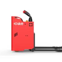China Maintenance Free Electric Pallet Trolley Pump Truck For Palletized Goods Transportation for sale