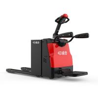 China Reinforced Horizontal Electric Walkie Pallet Stacker Jack 10000 Lbs for sale