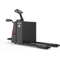 China Reinforced Horizontal Electric Walkie Pallet Stacker Jack 10000 Lbs for sale