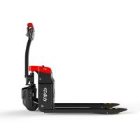 China 220V Reinforced Walkie Jack Straddle Pallet Stacker Truck User Friendly for sale