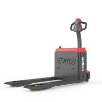 China Reinforced Electric Walkie Pallet Jack Reach Walkie Stacker Truck 48V for sale