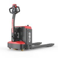 China Reinforced Electric Walkie Pallet Jack Reach Walkie Stacker Truck 48V for sale
