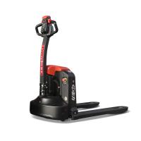 China Logistics Walkie Electric Riding Pallet Jack Straddle Pallet Stacker Truck for sale