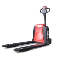 China Logistics Walkie Electric Riding Pallet Jack Straddle Pallet Stacker Truck for sale