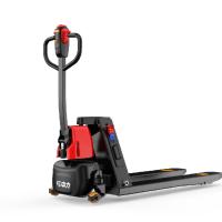 China Industrial Triple Walkie Pallet Truck Rider 24V For Warehouse Distribution Centers for sale