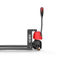 China Industrial Triple Walkie Pallet Truck Rider 24V For Warehouse Distribution Centers for sale