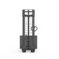 China Vertical Lifting Fork Over Walkie Stacker Enforcer 24V80AH 1.5ton for sale