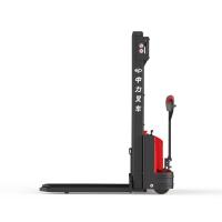 China 80AH Lead Acid Straddle Walk Behind Walkie Stacker For Pallet Stacking for sale