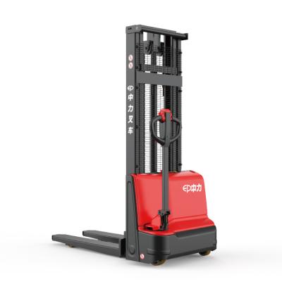 China Robust Electric Narrow Aisle Walkie Stacker Straddle 2000kg Heavy Duty for sale