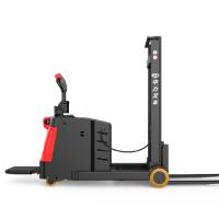 China Narrow Aisle Pallet Walkie Stacker Forklift For Material Handling 1500 Kg for sale