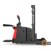 China Warehouses Lithium Electric Walkie Stacker Pallet With Electronic Steering for sale