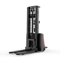 China Industrial Walkie Pedal Electric Straddle Lift Stacker Trucks OEM for sale