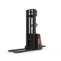 China Robust Counterbalance Walkie Stacker Straddle Forklift For Lifting Stacking 85AH for sale