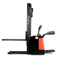 China Odm Palletized Walkie Electric Straddle Lift Stacker For Bulk Inventory Stacking for sale