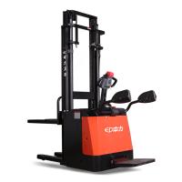 China Odm Palletized Walkie Electric Straddle Lift Stacker For Bulk Inventory Stacking for sale